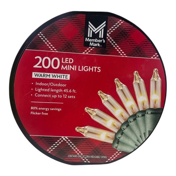 Member's Mark | Holiday | Warm White Members Mark Indooroutdoor ...